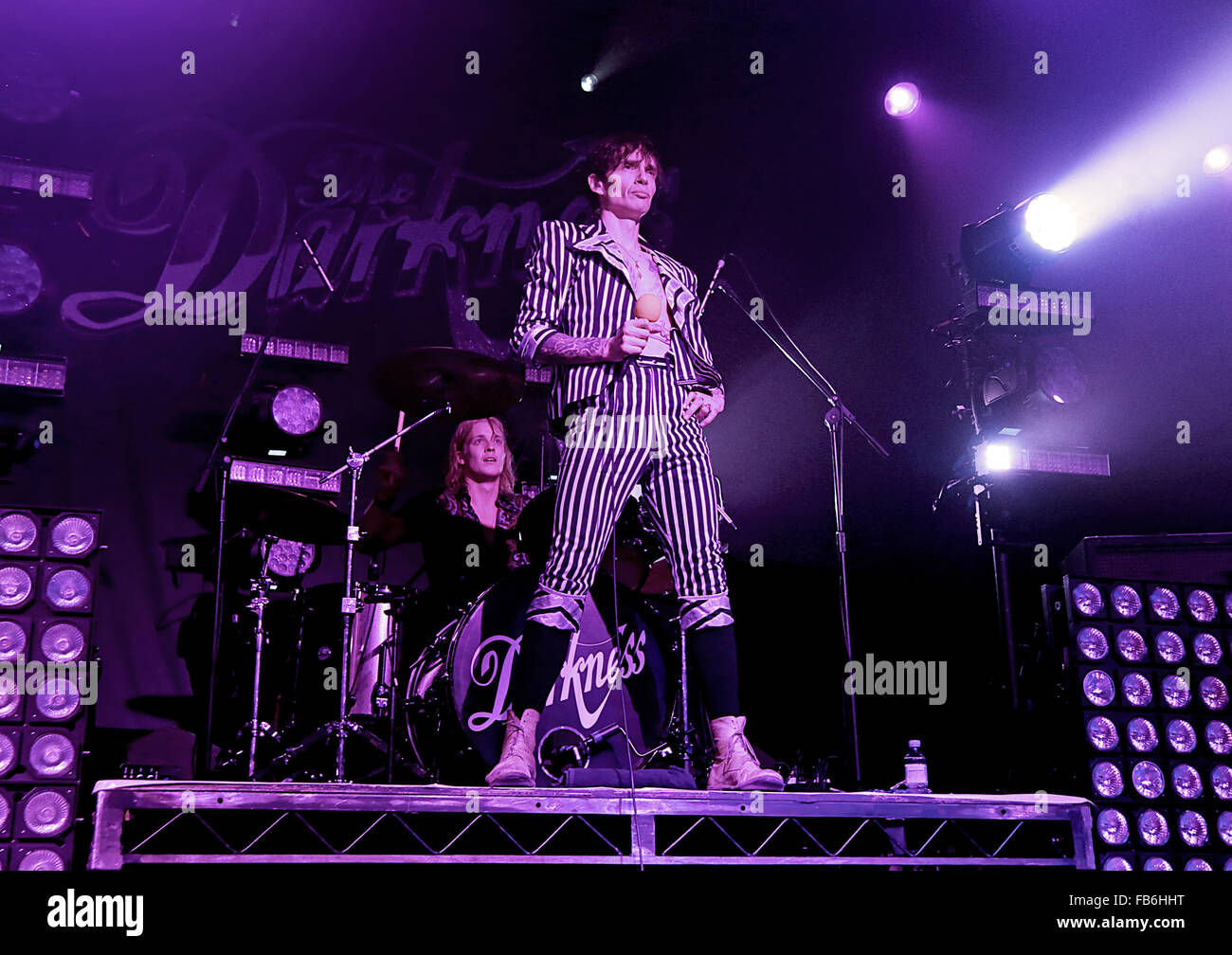 The Darkness Performing at Manchester Academy Featuring: The Darkness ...