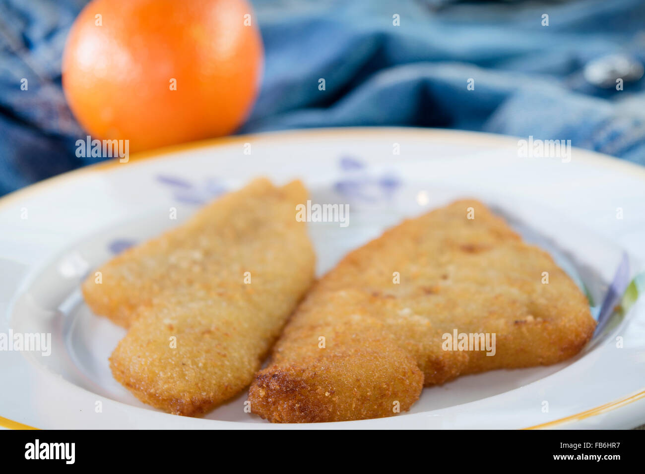 fried Wiener schnitzel Stock Photo - Alamy
