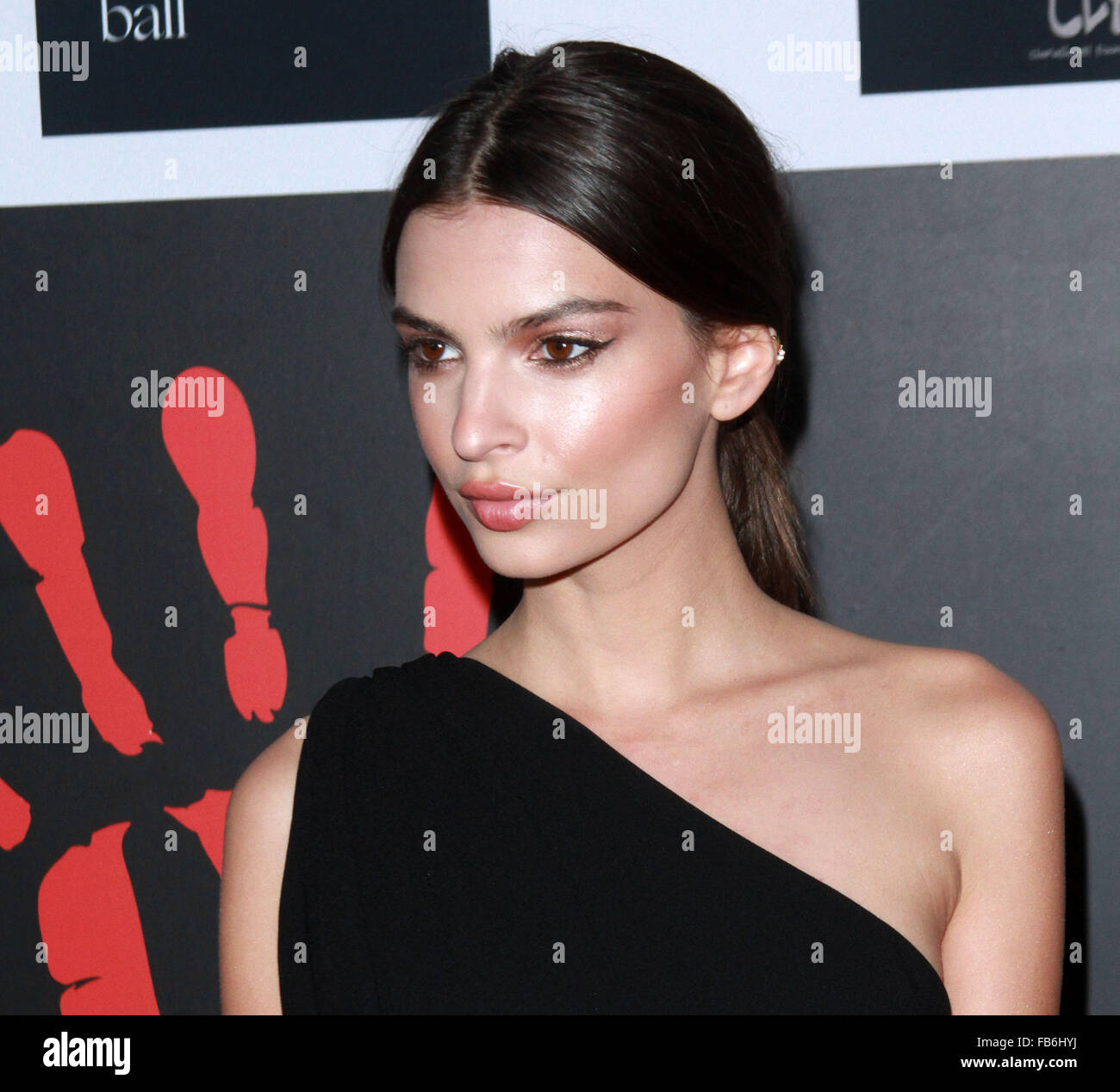 2nd Annual Diamond Ball 2015 - Red Carpet Featuring: Emily Ratajkowski ...