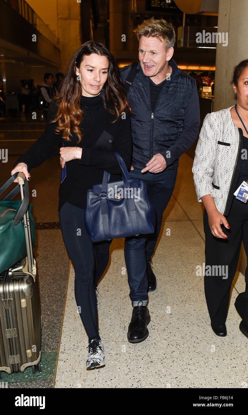 Gordon Ramsay and Tana Ramsay leave LAX airport Featuring: Gordon ...