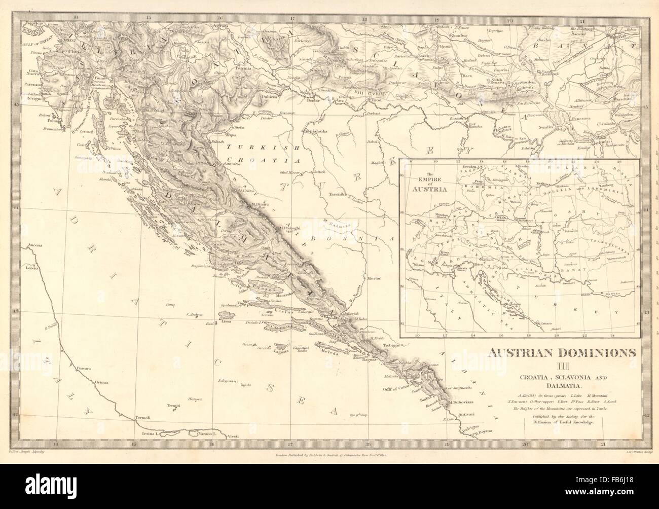 Maps of croatia hi-res stock photography and images - Alamy