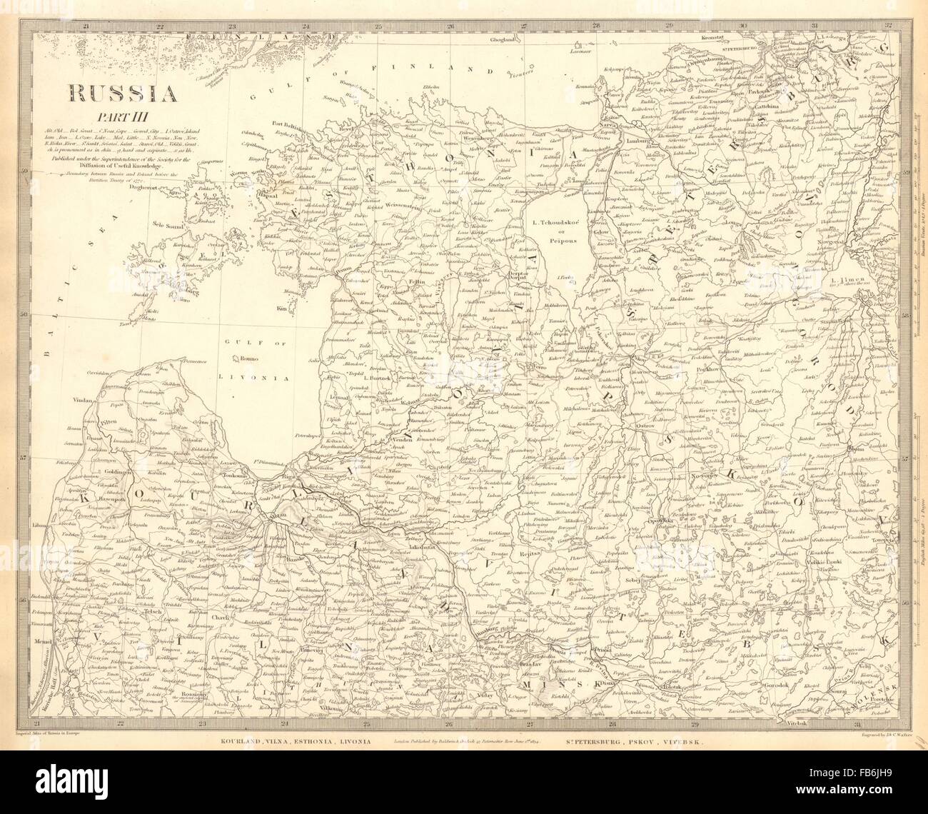 Courland map hi-res stock photography and images - Alamy