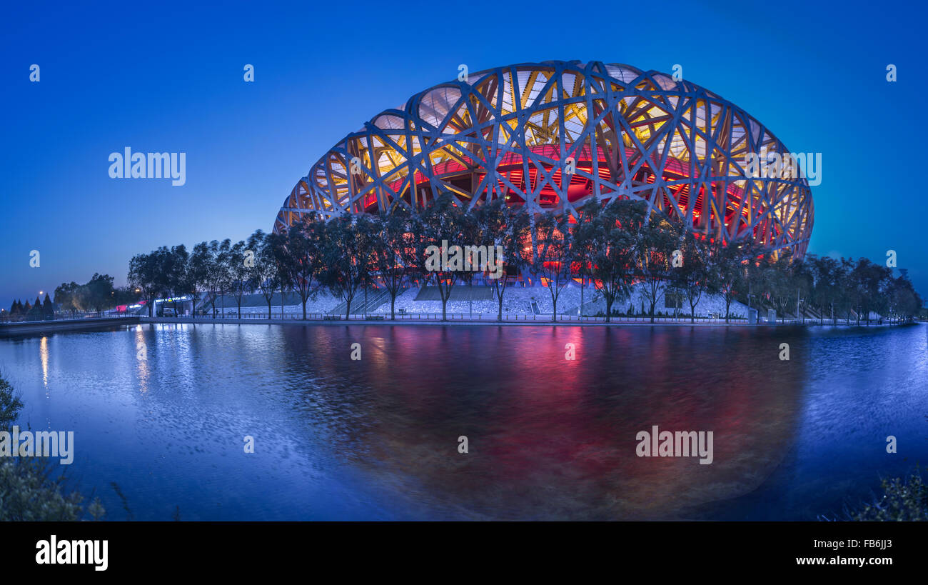 Beijing National Stadium Birds Nest High Resolution Stock Photography ...