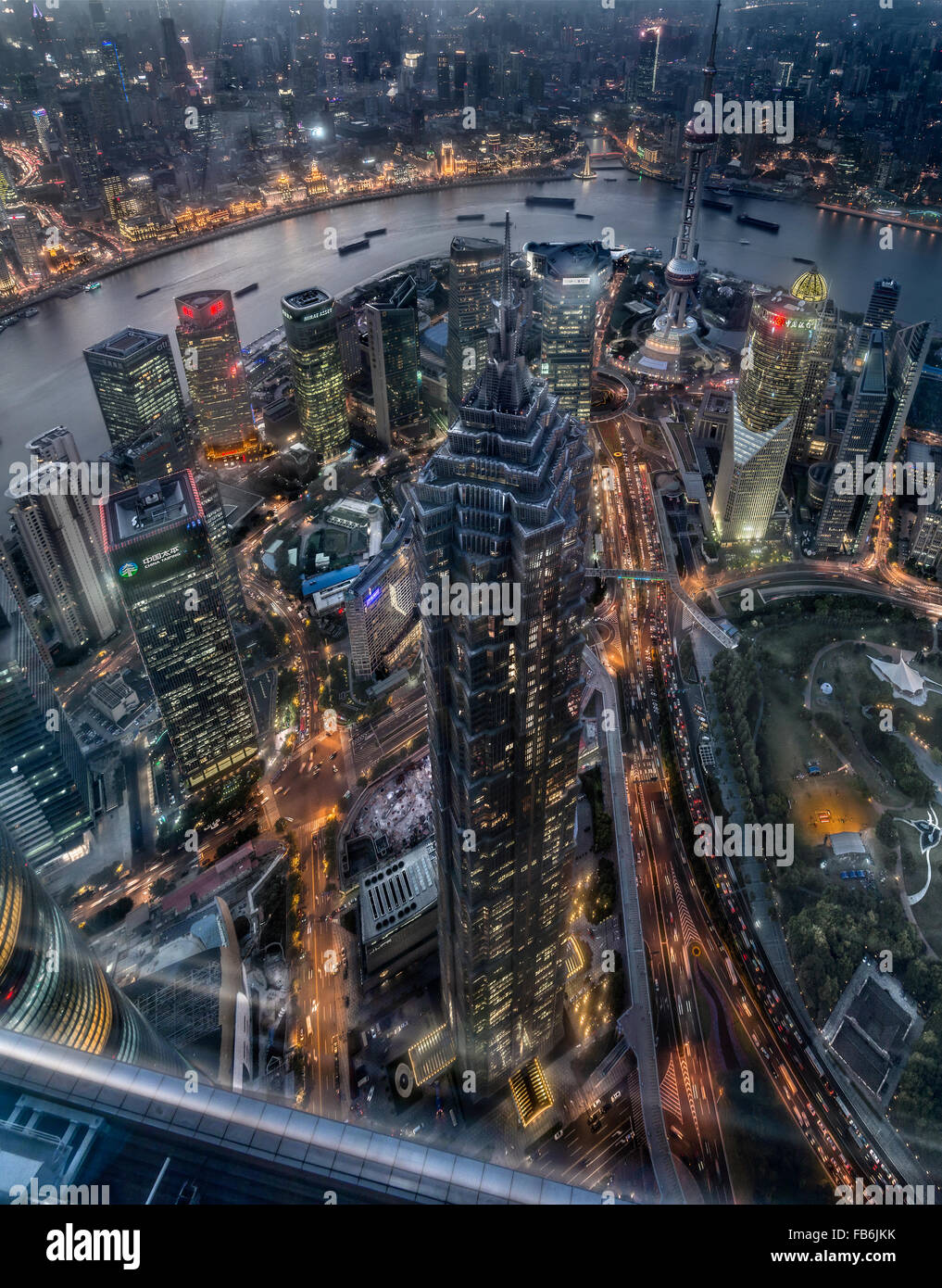 Aereal view of Shanghai, China Stock Photo - Alamy