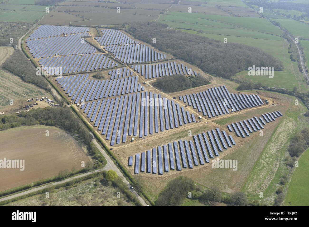 An aerial view of a solar farm hi-res stock photography and images - Alamy