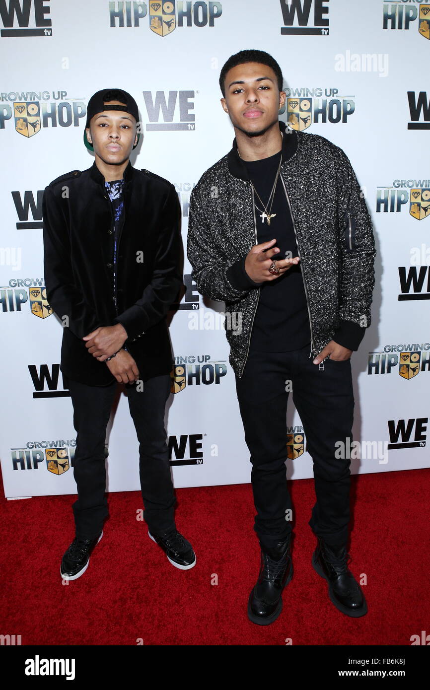 WE tv's 'Growing Up Hip Hop' premiere party - Arrivals Featuring: Rusty ...