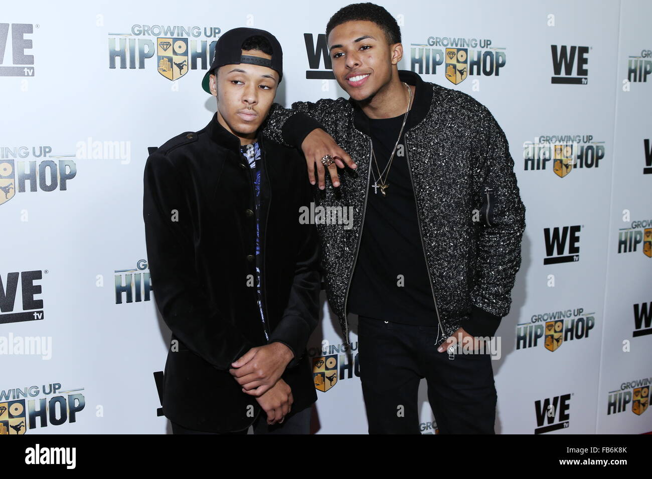 WE tv's 'Growing Up Hip Hop' premiere party - Arrivals Featuring: Rusty ...