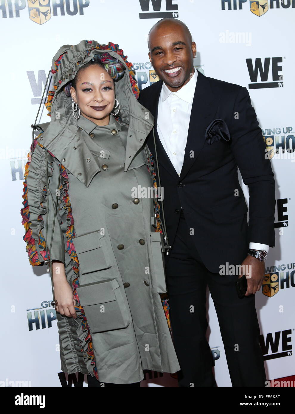 WE tv's 'Growing Up Hip Hop' premiere party - Arrivals Featuring: Raven ...