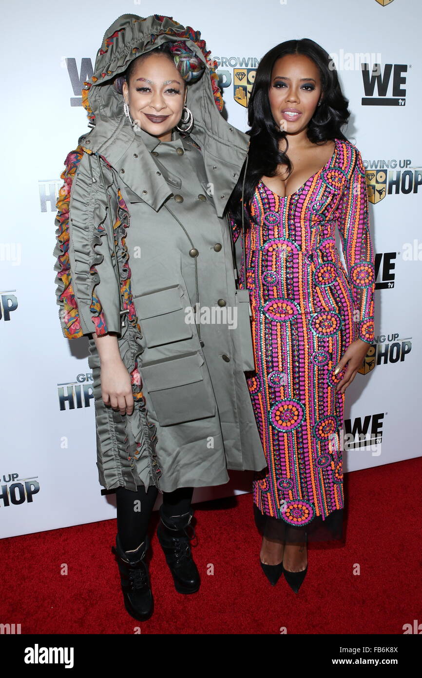 WE tv's 'Growing Up Hip Hop' premiere party - Arrivals Featuring: Raven ...