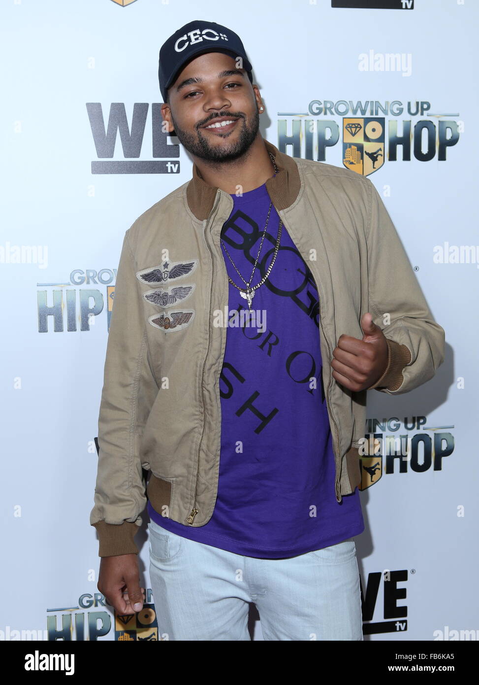 WE tv's 'Growing Up Hip Hop' premiere party - Arrivals Featuring: Damon ...