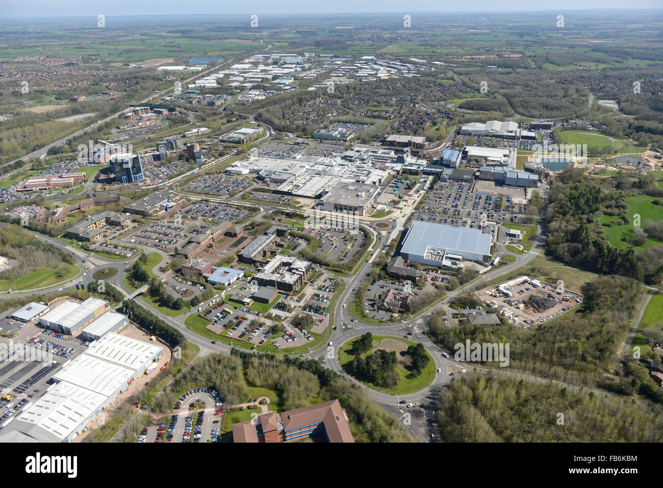 Aerial View Telford Town Centre High Resolution Stock Photography and ...