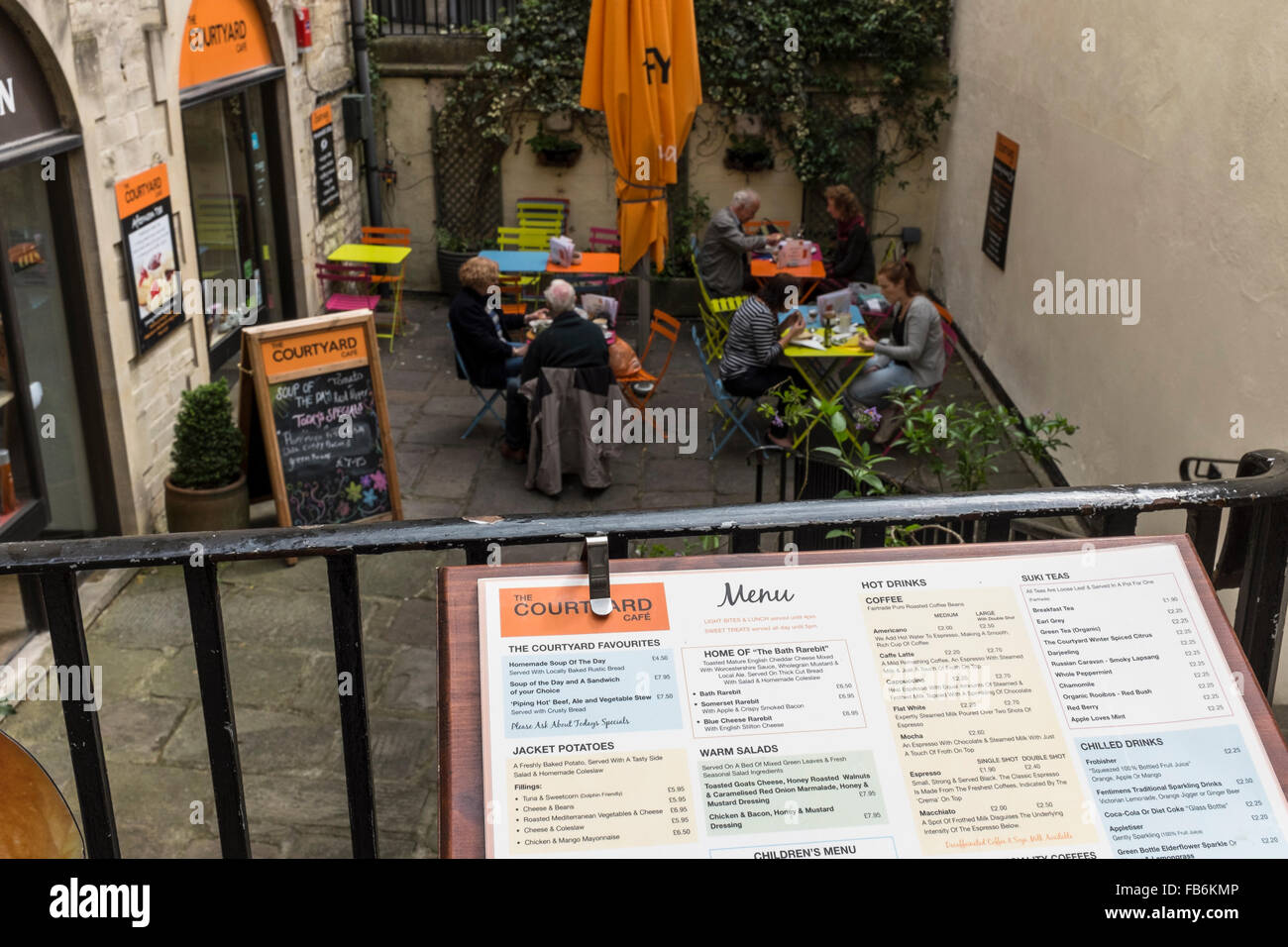 Menu display hi-res stock photography and images - Alamy