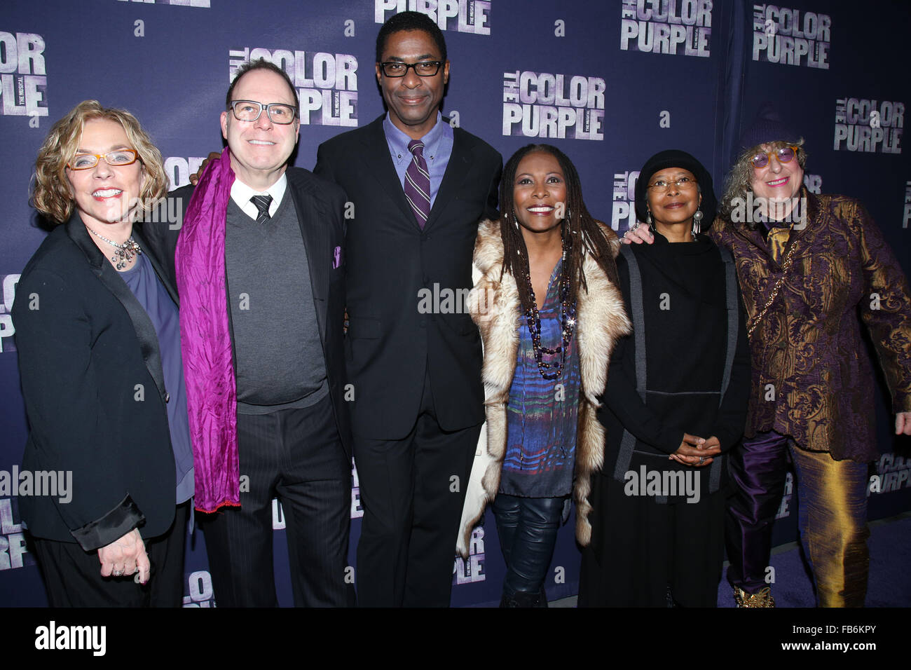 Opening night for The Color Purple at the Bernard B. Jacobs Theatre ...