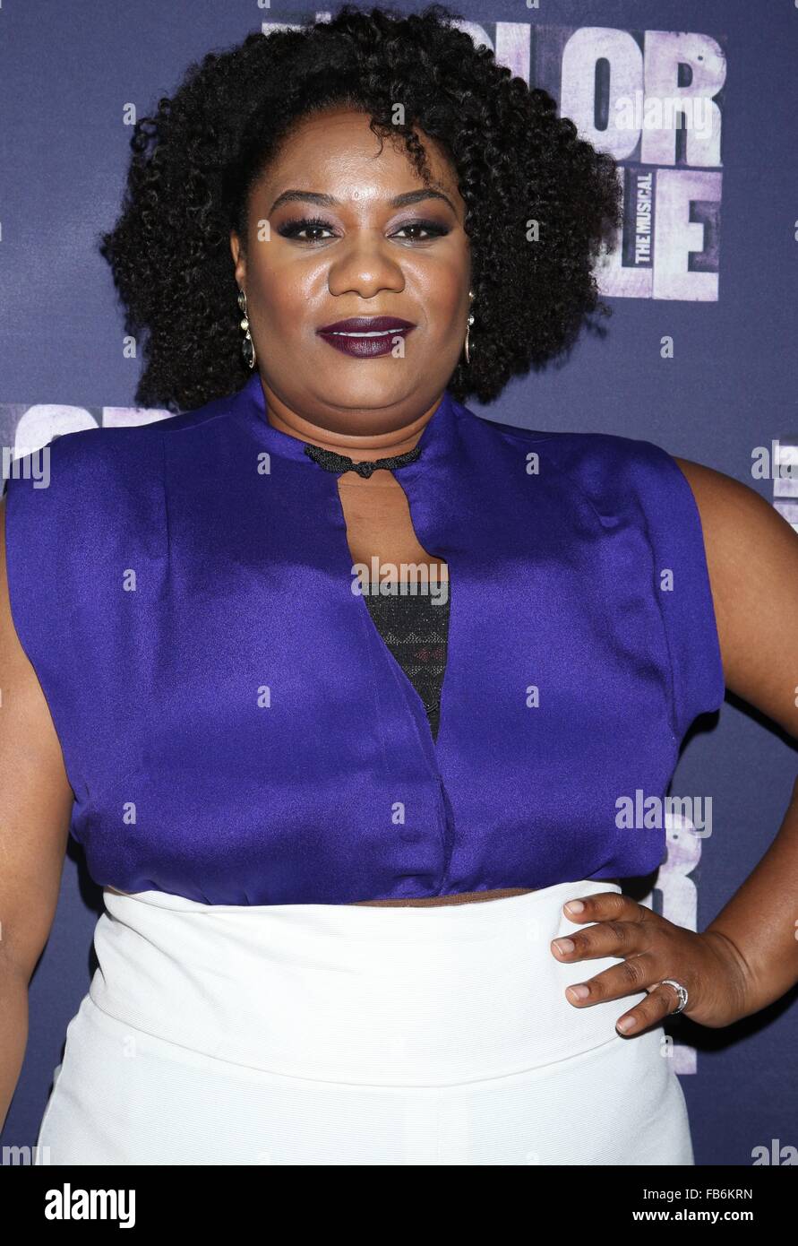 Opening night for The Color Purple at the Bernard B. Jacobs Theatre ...