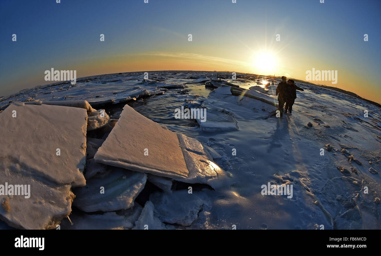 Xingcheng, China's Liaoning Province. 11th Jan, 2016. Frontier soldiers ...