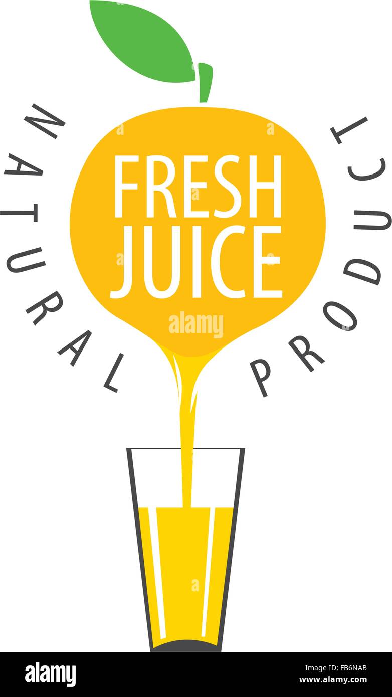 logo of fresh juice Stock Vector Image & Art - Alamy