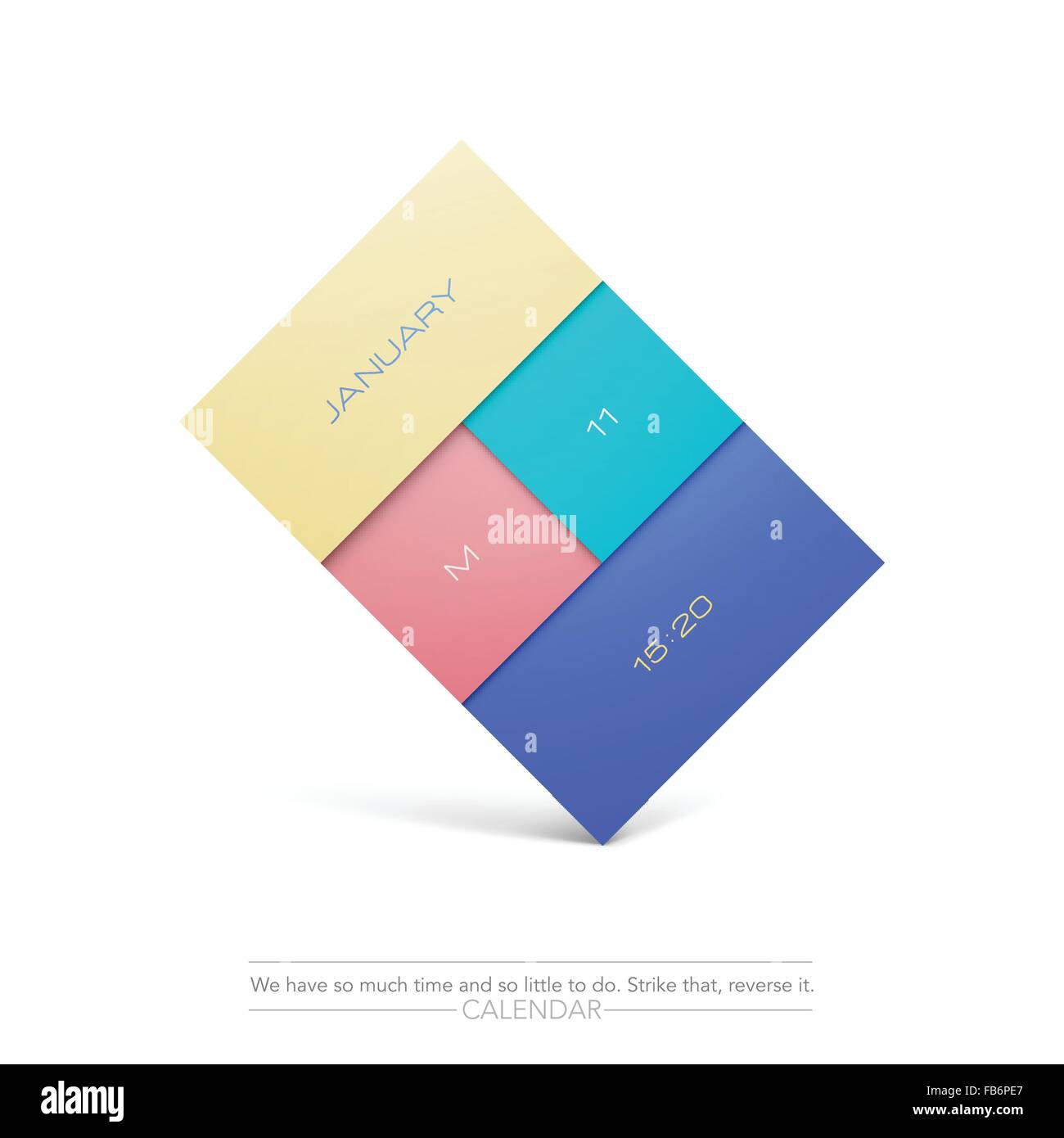 abstract calendar banner for 2016 year isolated on white background ...