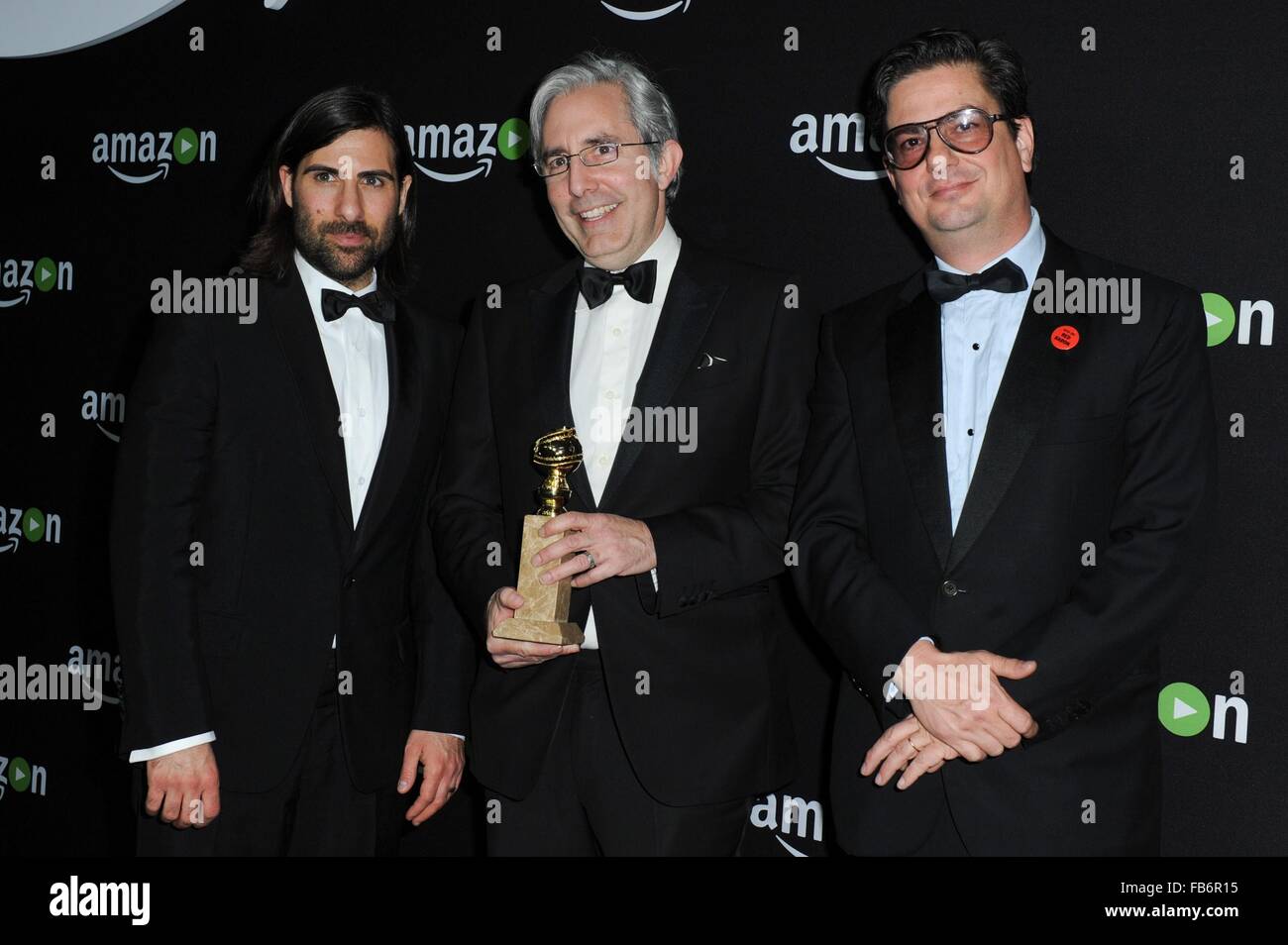 Beverly Hills, CA. 10th Jan, 2016. Jason Schwartzman, Paul Weitz, Roman ...