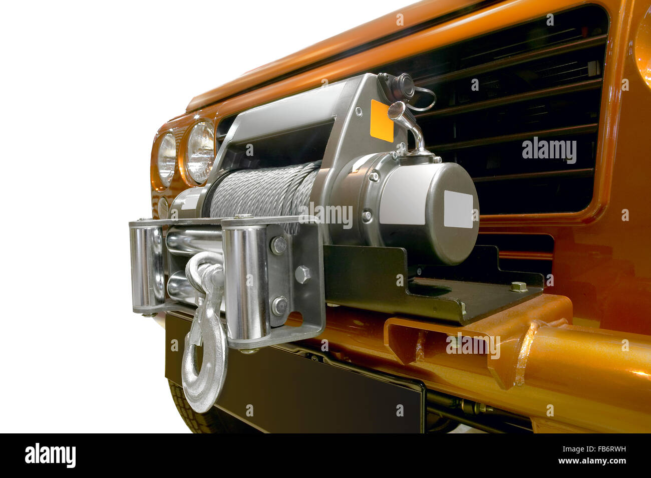 Close up winch with steel cable wire for offroad vehicles equipment ...