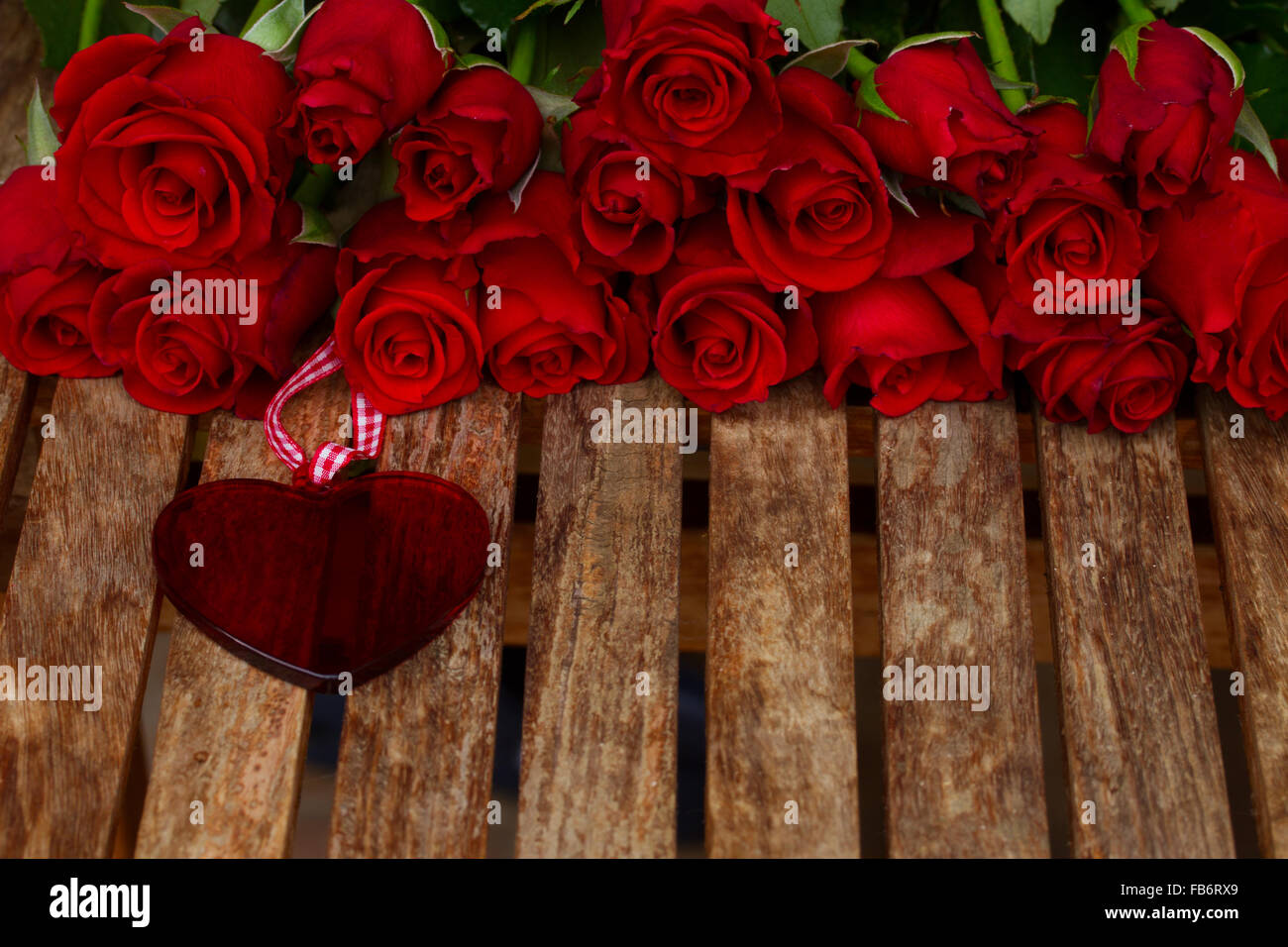 roses with heart Stock Photo - Alamy