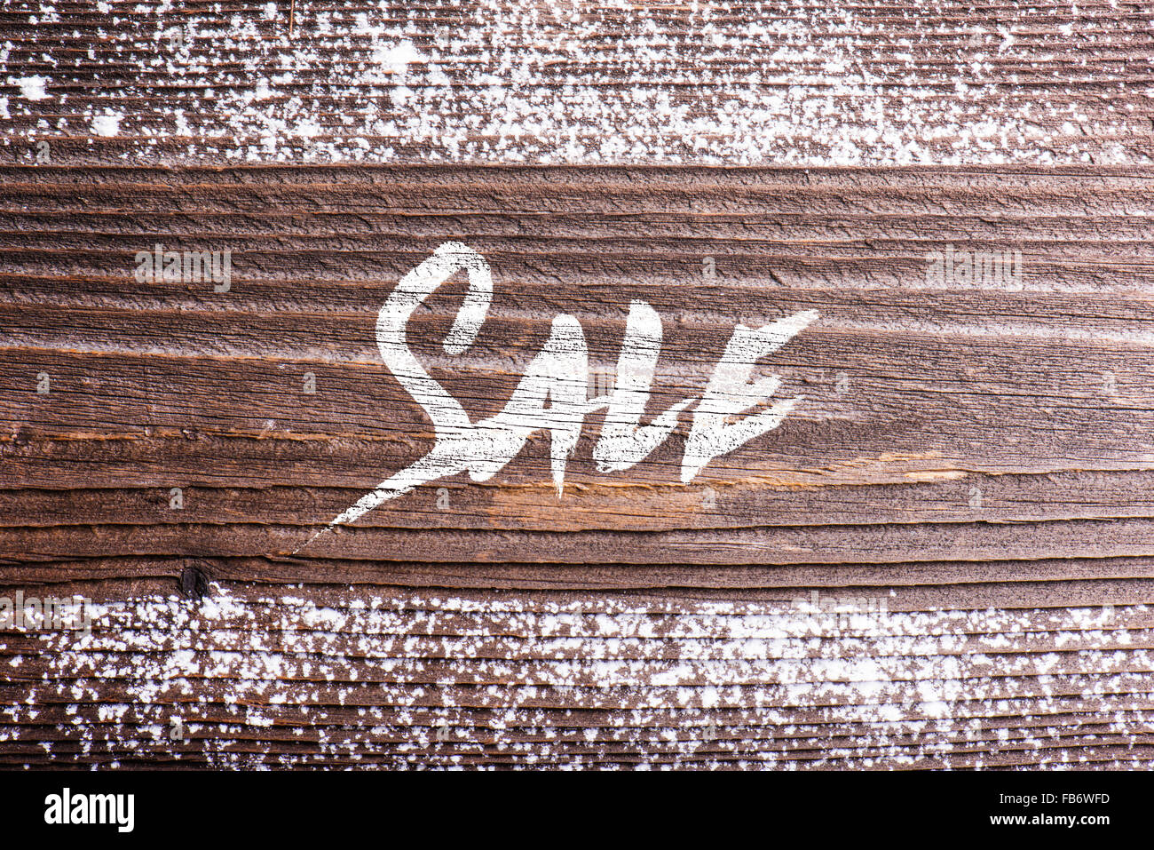 Chalk sale sign Stock Photo - Alamy