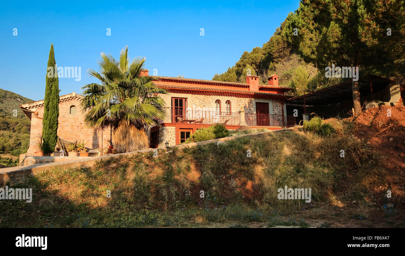 Balearic islands Mediterranean Finca, architecture of Majorca Stock ...
