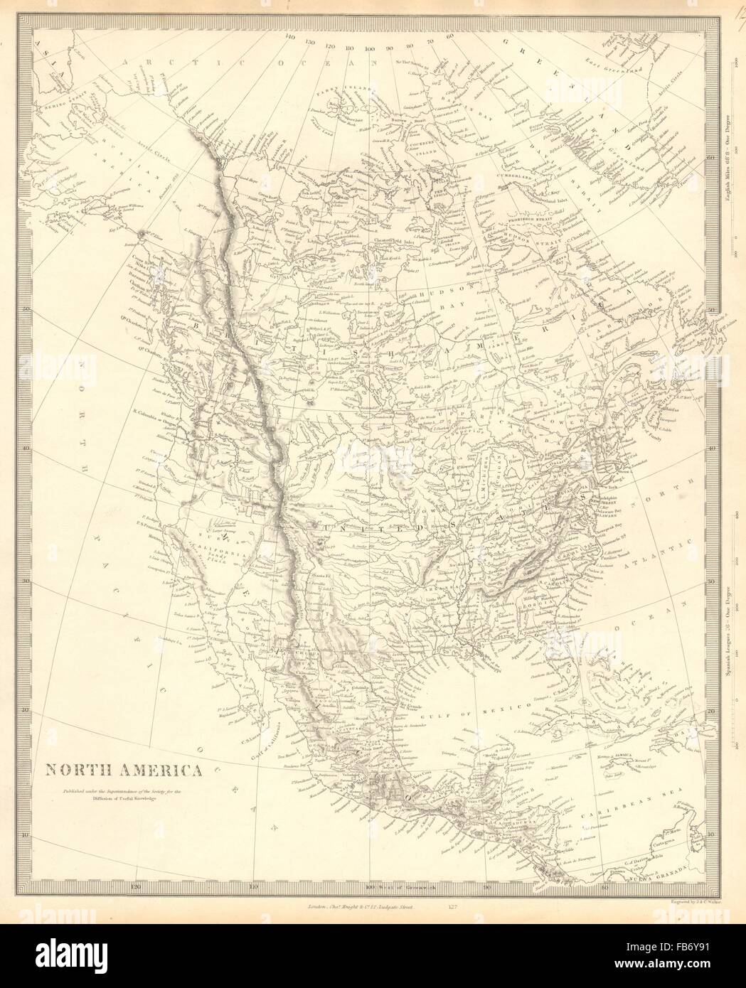 NORTH AMERICA:Texas Republic.Mexican California.Russian America.SDUK ...