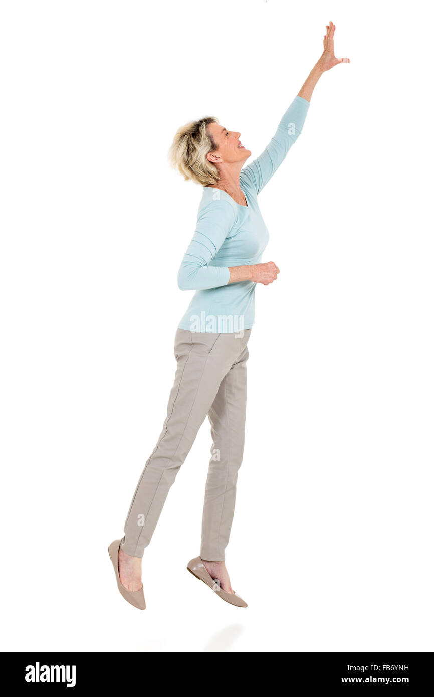 Woman reach up hi-res stock photography and images - Alamy