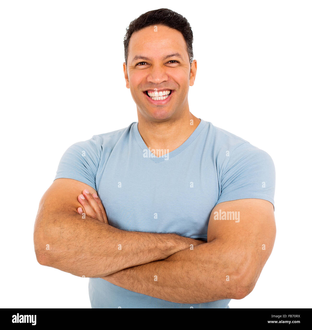 Cheerful caucasian middle aged man hi-res stock photography and images ...