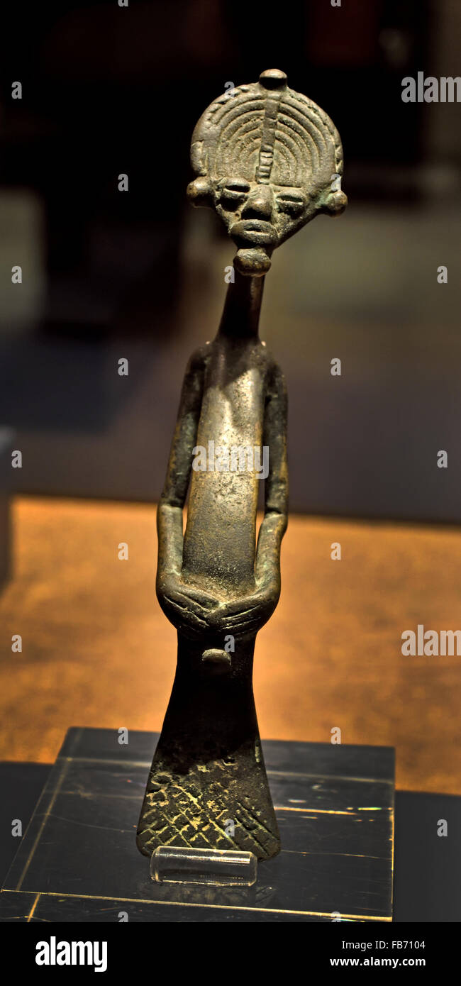 Talisman Anthropomorphic Kulango ( Ivory Coast ) Bronze 18th Century Africa African Stock Photo ...