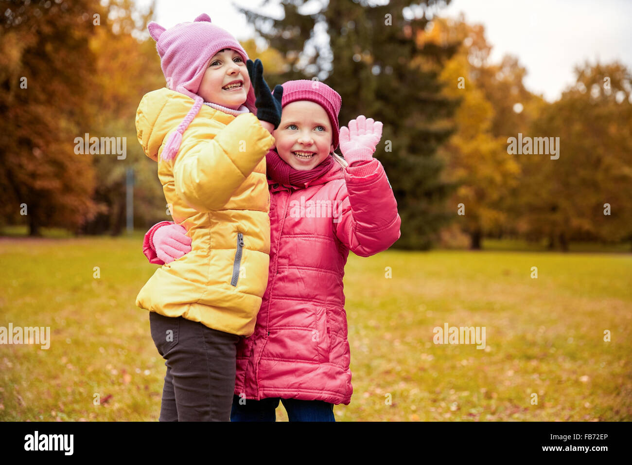Person waving park hi-res stock photography and images - Alamy
