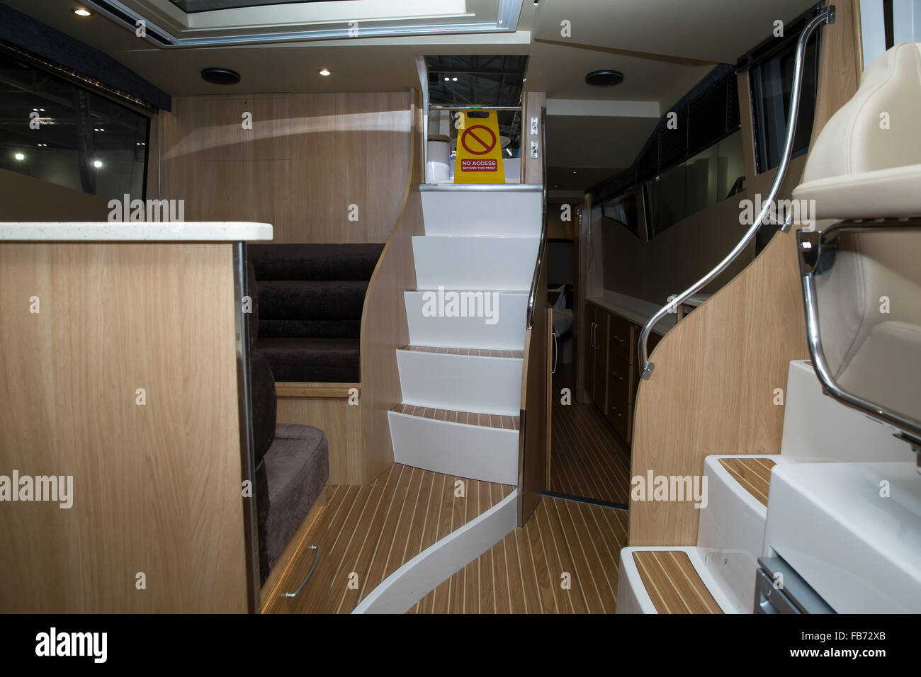 London, UK. 11th January, 2016. Richardsons rF 45 commodore interior ...