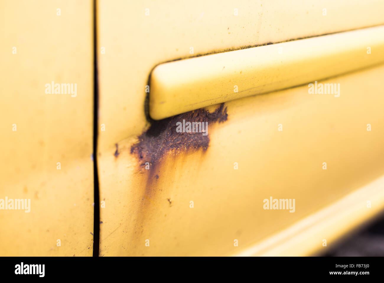 close up of rusty car door surface Stock Photo - Alamy
