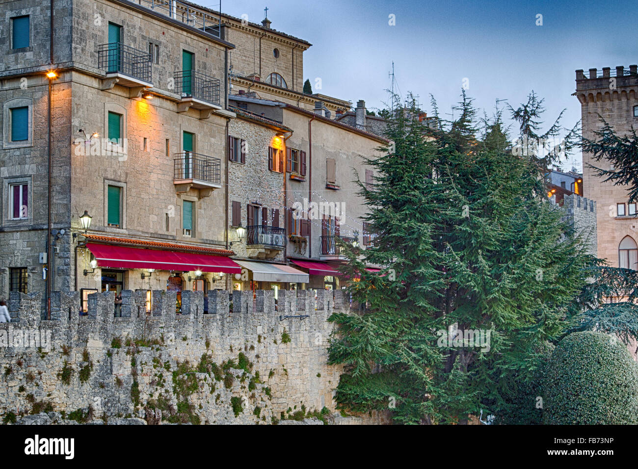 Stairs in a street of a medieval town Stock Photo - Alamy