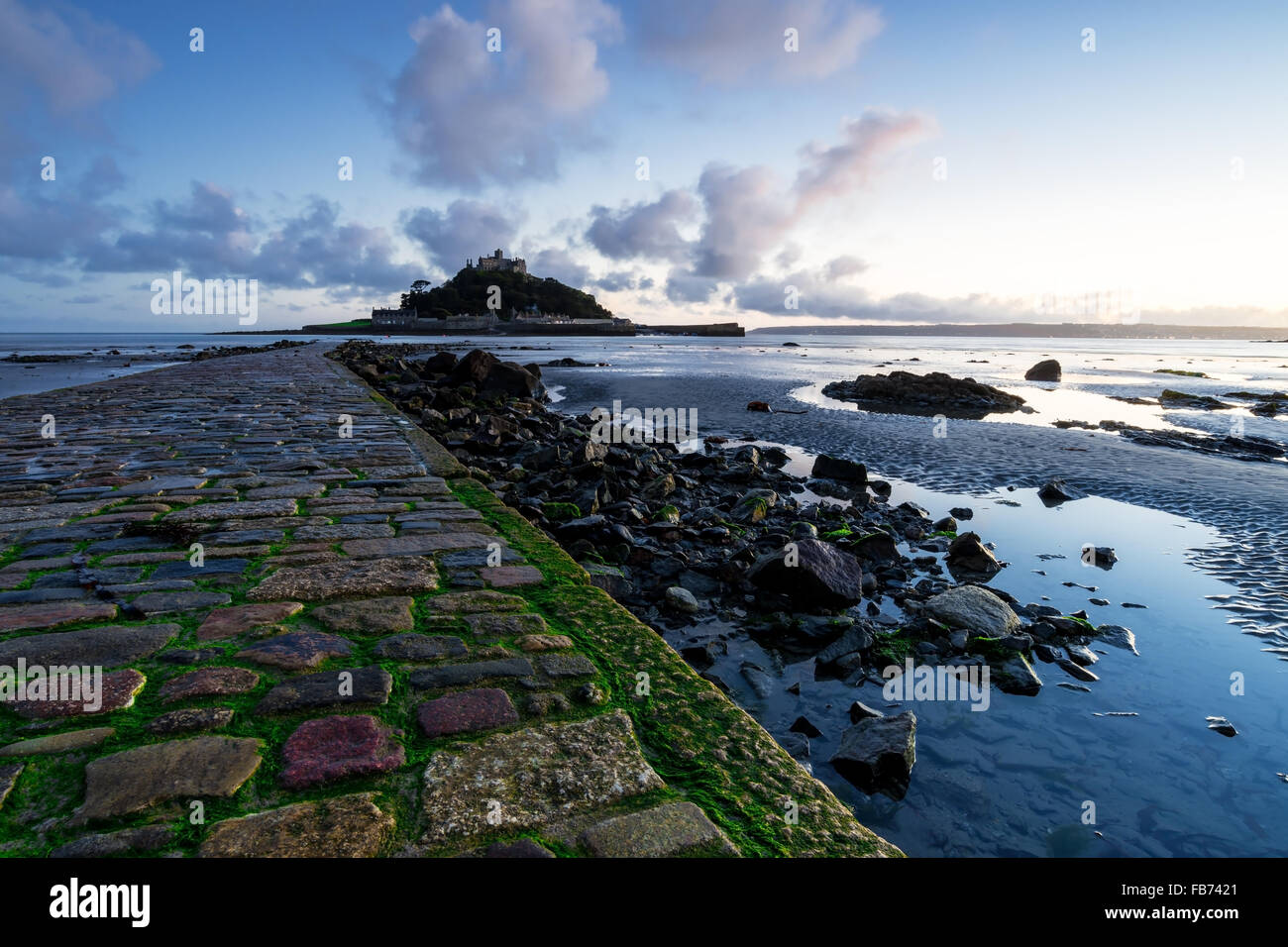 St Micheal Mount evening in Cornwall Stock Photo - Alamy