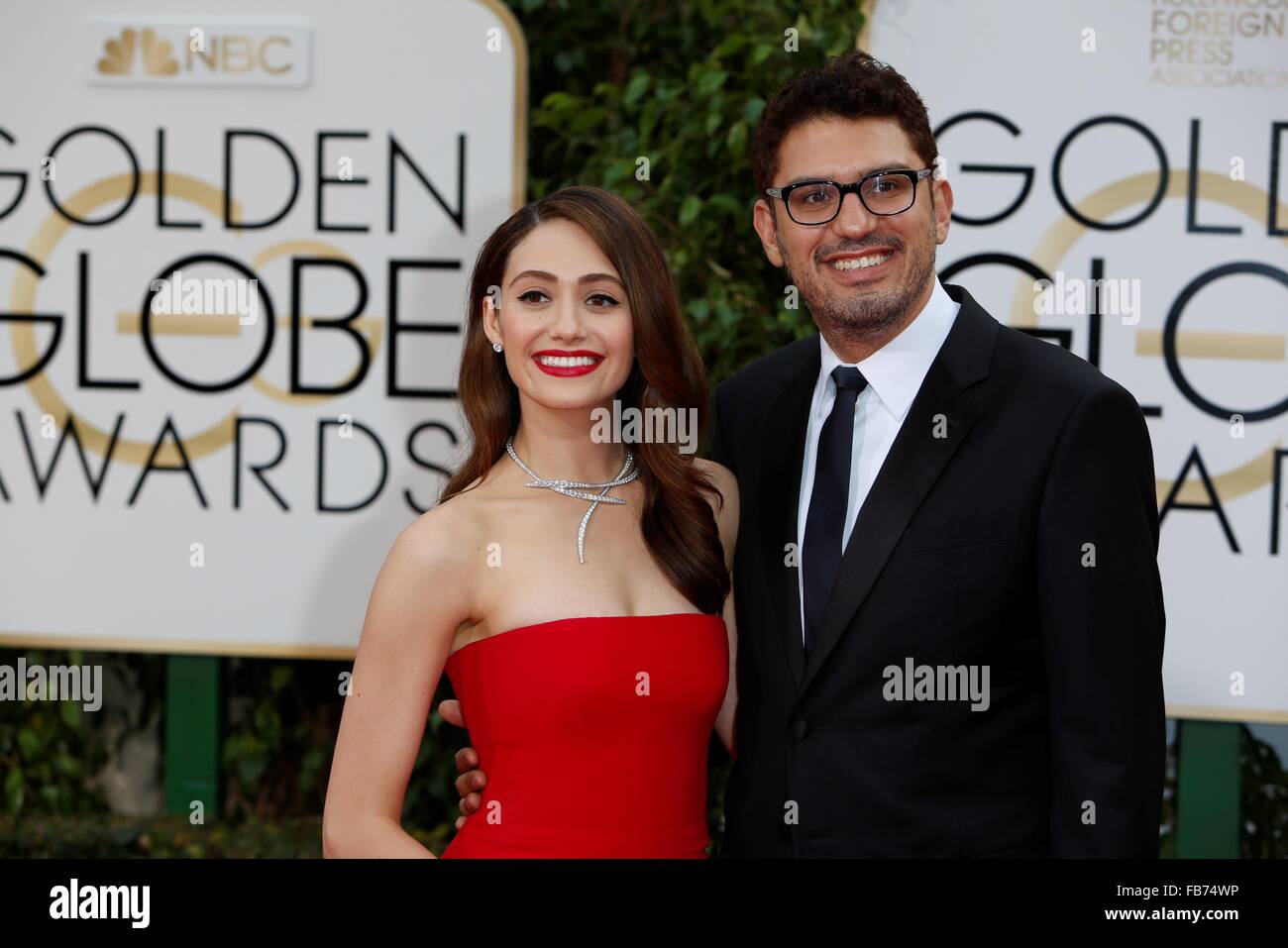 Beverly Hills, California, USA. 10th Jan, 2016. Actress Emmy Rossum and ...