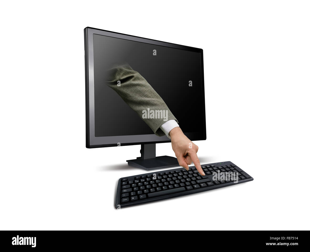 Close up hands typing hi-res stock photography and images - Alamy