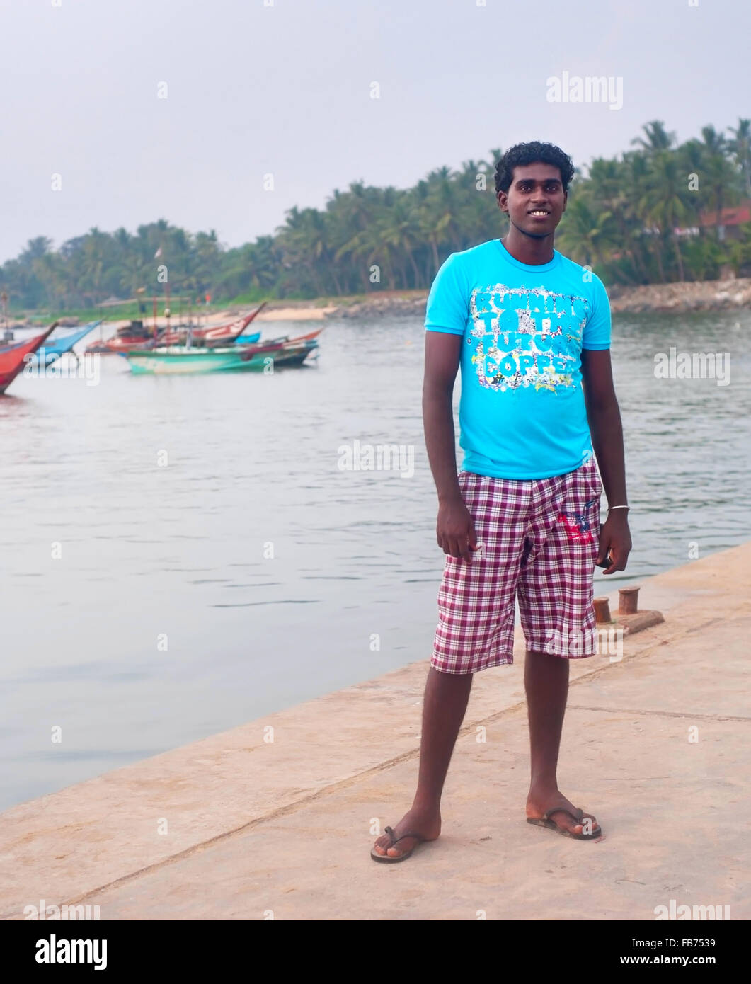 Portrait of a poor Sri Lankan man Stock Photo - Alamy