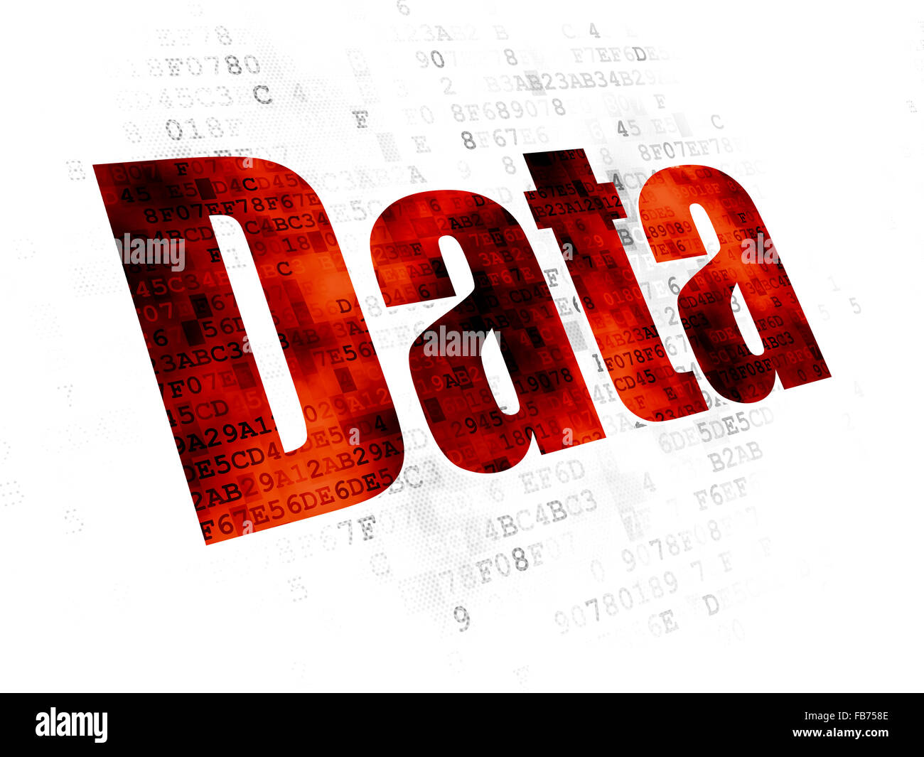 Data concept: Data on Digital background Stock Photo - Alamy