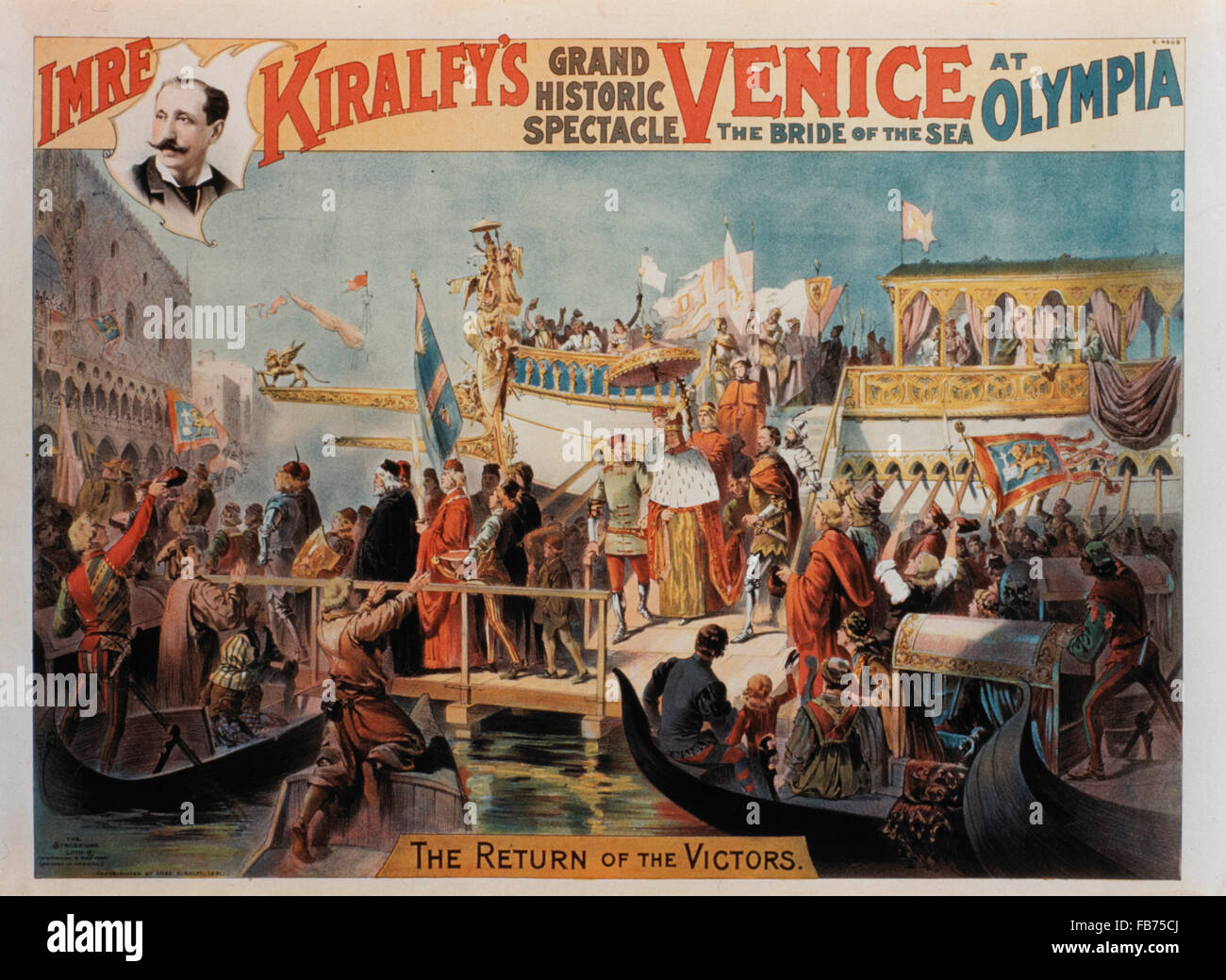 Imre Kiralfy's Grand Historic Spectacle, Venice the Bride of the Sea at ...
