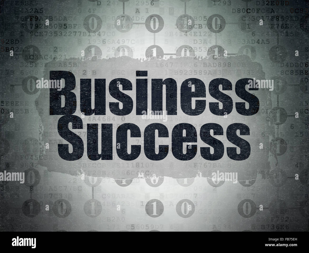 Finance concept: Business Success on Digital Paper background Stock ...