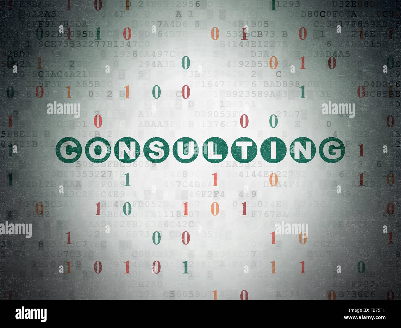 Business concept: Consulting on Digital Paper background Stock Photo ...