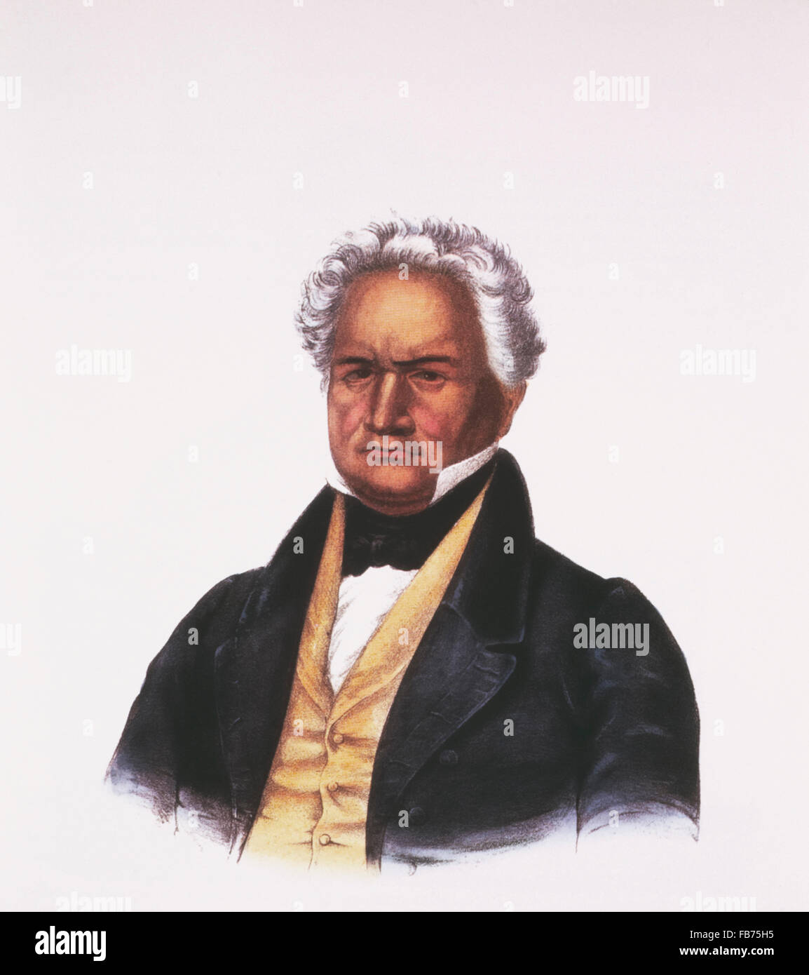 Major Ridge, Nunnadihi, Cherokee Chief, Painting by Charles Bird King ...