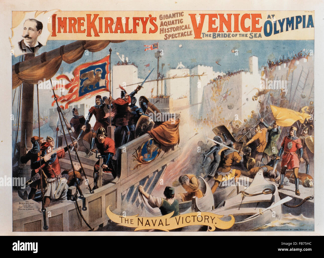 Imre Kiralfy's Grand Historic Spectacle, Venice the Bride of the Sea at ...