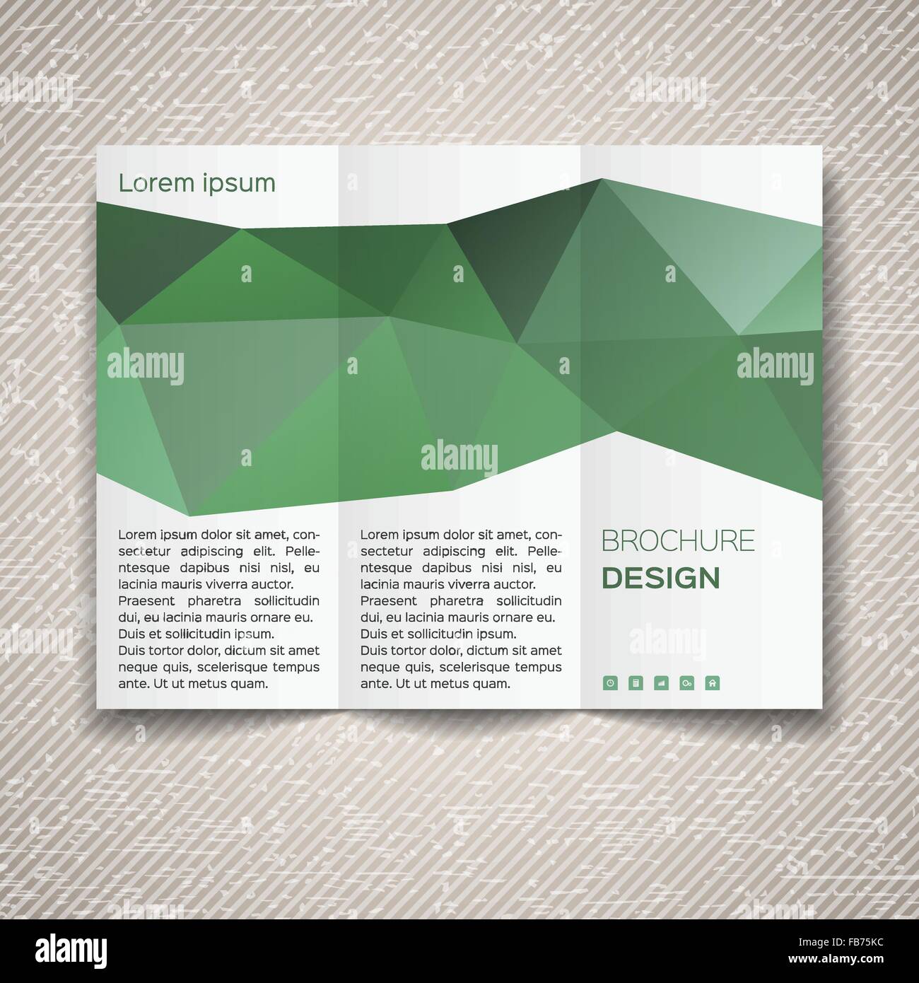 Vector template for leaflet Stock Vector Image & Art - Alamy