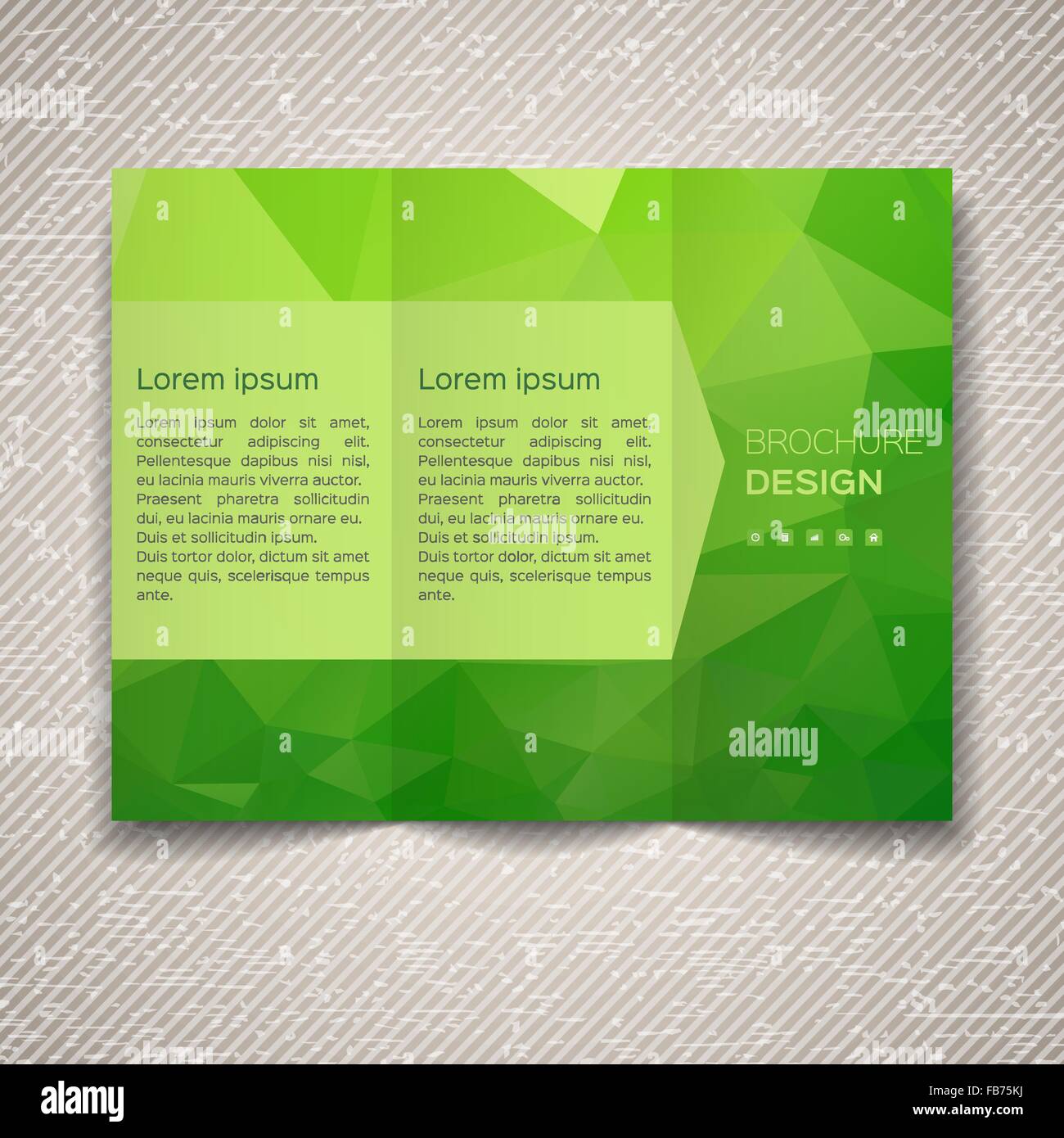 Vector template for leaflet Stock Vector Image & Art - Alamy