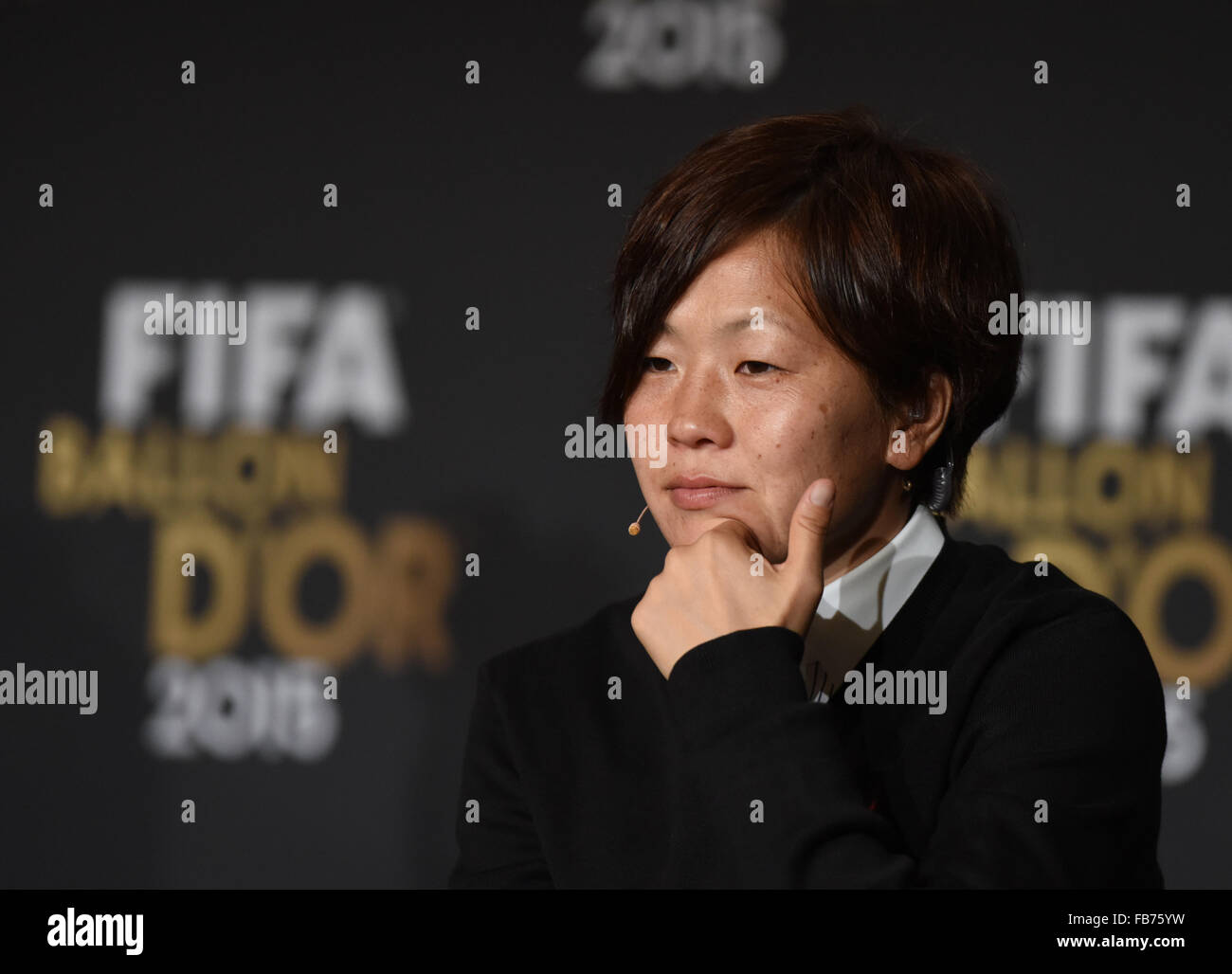 Zurich, Switzerland. 11th Jan, 2016. Soccer player Aya Miyama of Japan ...