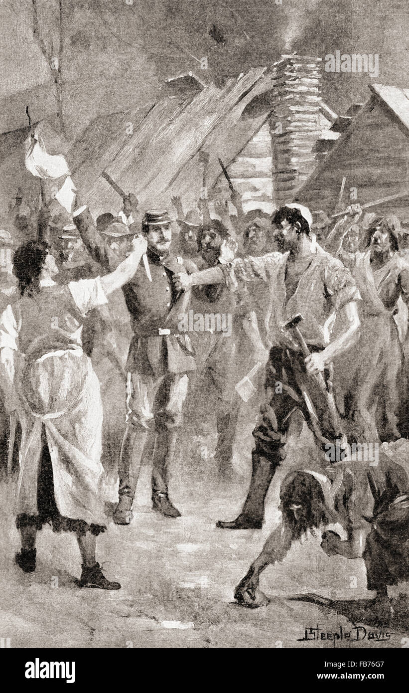 Labor Strike 19th Century High Resolution Stock Photography and Images ...