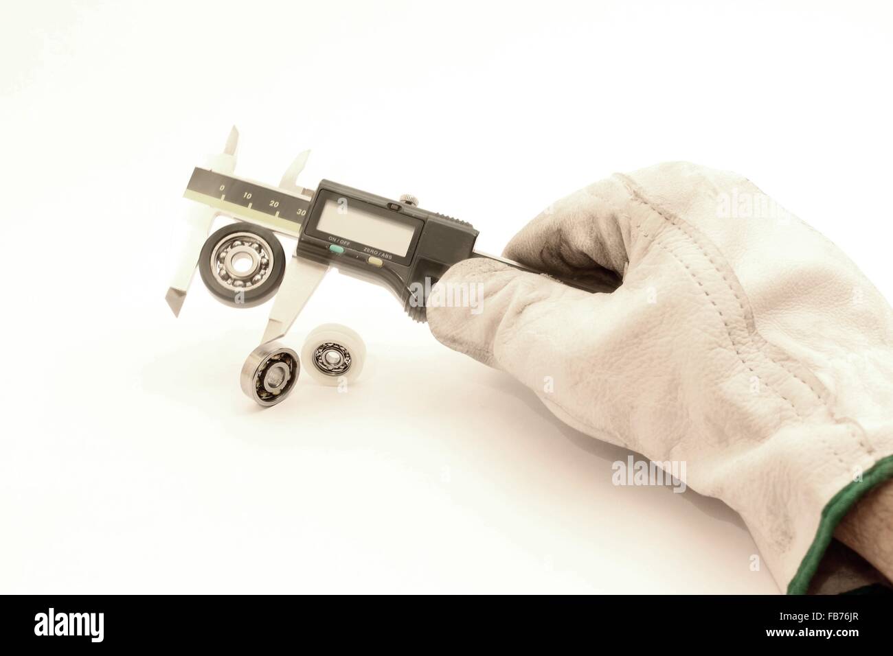 Measuring tools for machining process ball bearing Stock Photo - Alamy