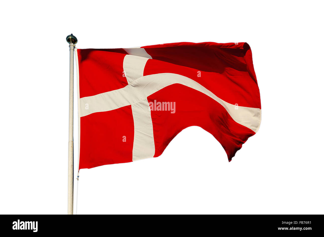 Denmark flag independence day Cut Out Stock Images & Pictures - Alamy